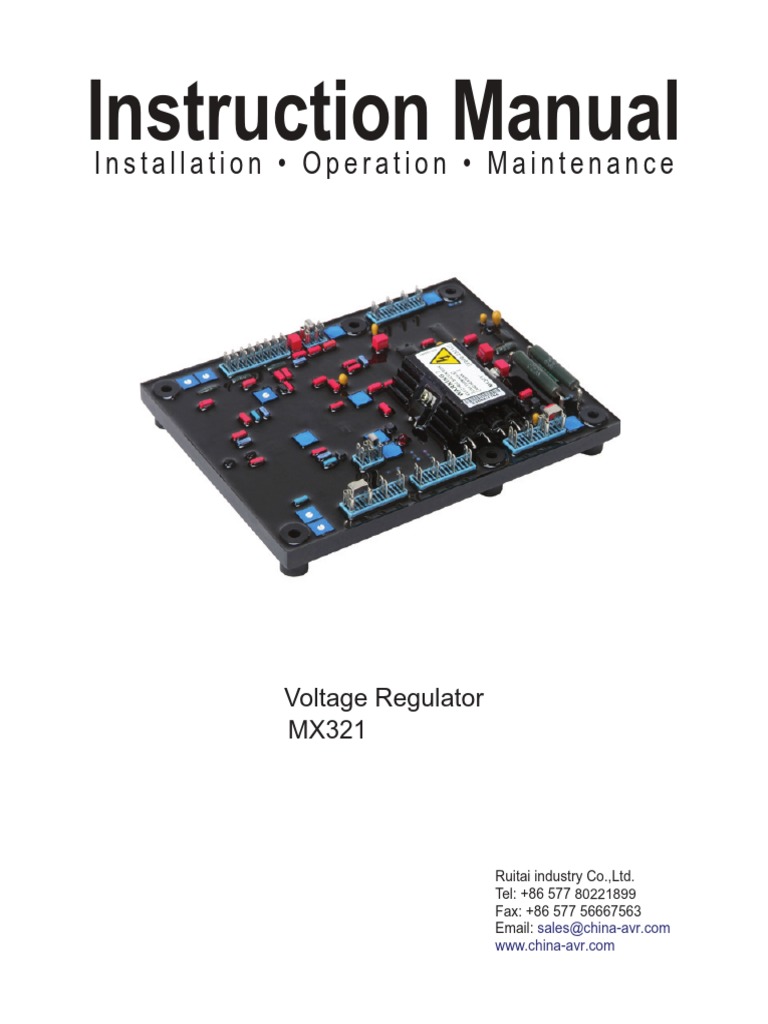 MX-321 | PDF | Rectifier | Electric Generator