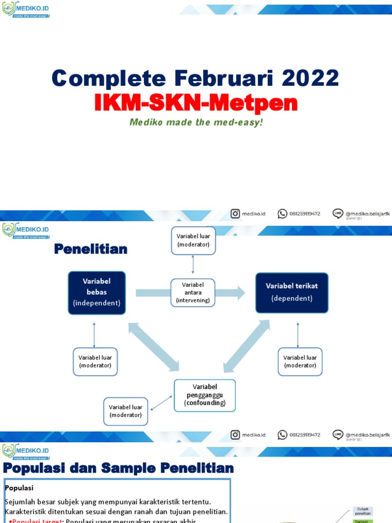 Ikm SKN Metpen Complete Februari 2022 | PDF