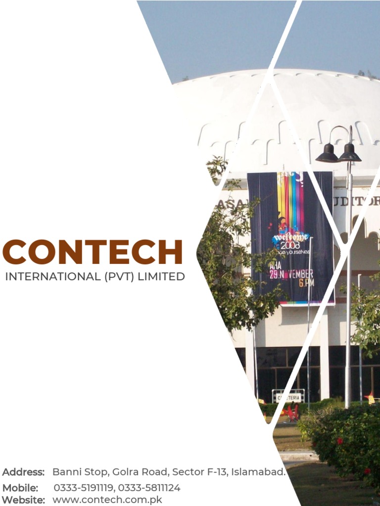 Contech Intl: Leading Construction Services | PDF | Islamabad | World Politics