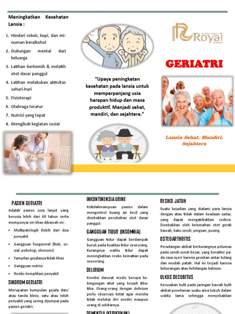 Leaflet Geriatri | PDF