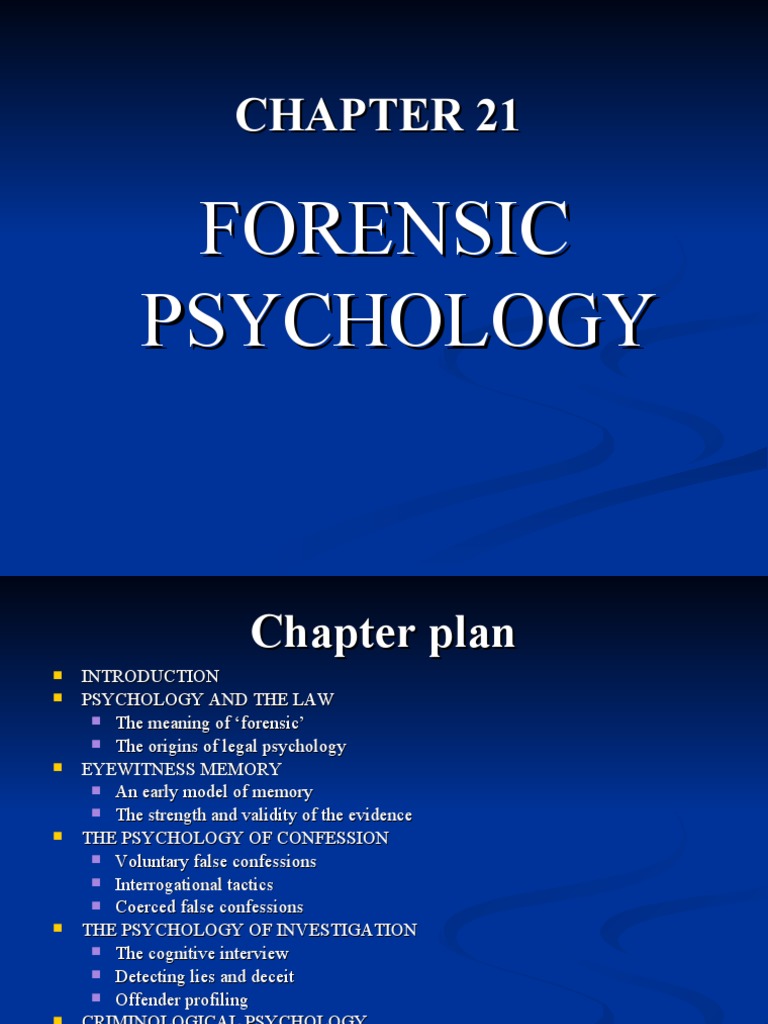 Forensic | PDF | Juvenile Delinquency | Offender Profiling