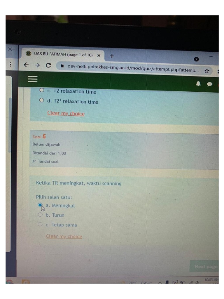 Soal-Mri Bu Fatimah | PDF