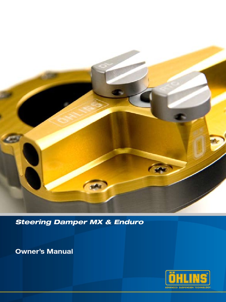 Ohlins ANDMHS Owners Manual Steering Damper MX 00001227 | PDF ...