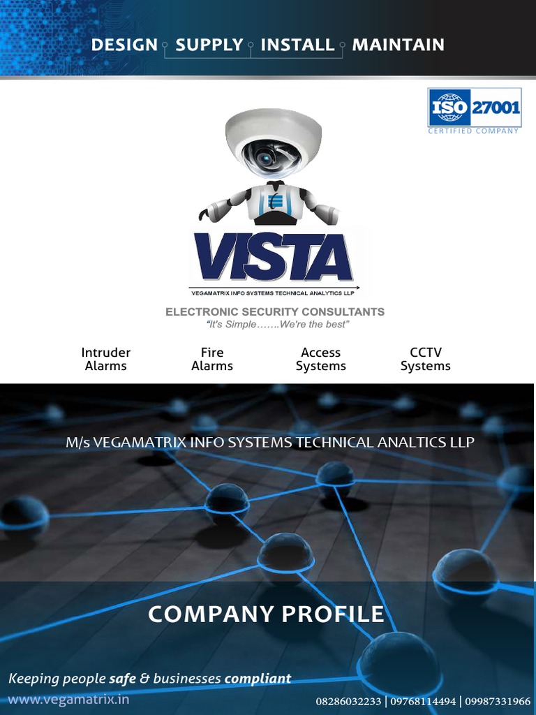 Corporate Profile Vista CCTV Services | PDF | Closed Circuit Television ...