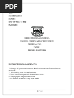 Wits Maths Competition 2025 Questions | PDF