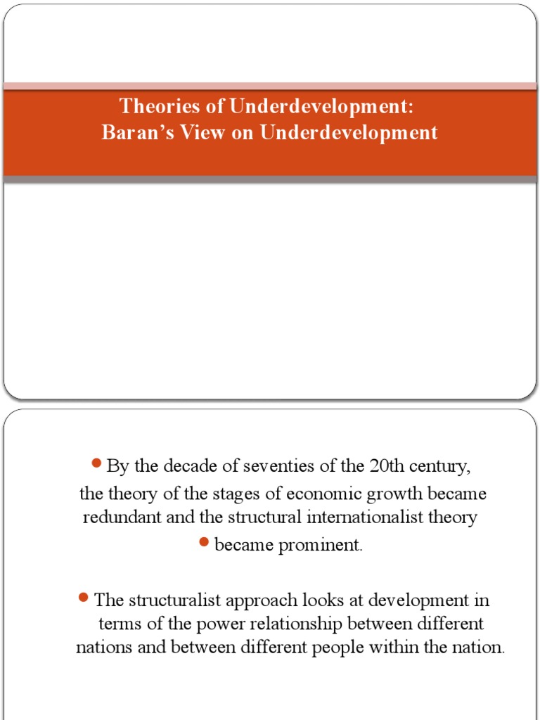 Baran's Dependency Theory of Underdevelopment | PDF | Capitalism | Communism