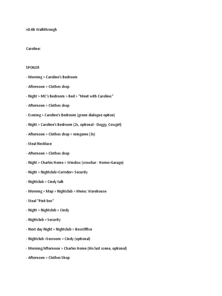 Walkthrough-0 6b | PDF