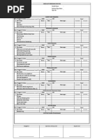 Form Ceklis Alat Berat | PDF