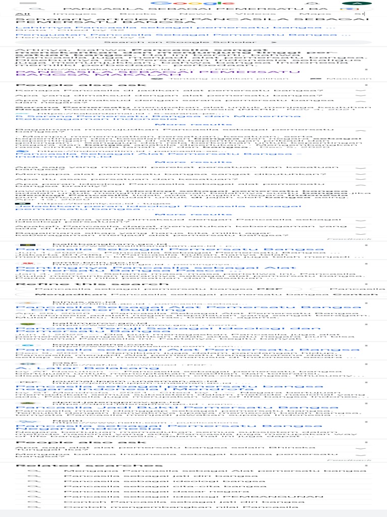 Pancasila: Alat Pemersatu Bangsa | PDF | Politik | Agama & Spiritualitas