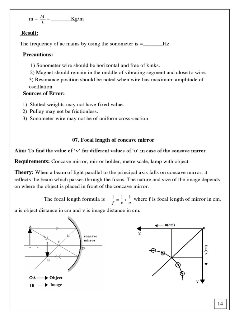 Physics Lab Manual Experiments SECTION B EXPERIMENTS 2022-23 | PDF | P ...