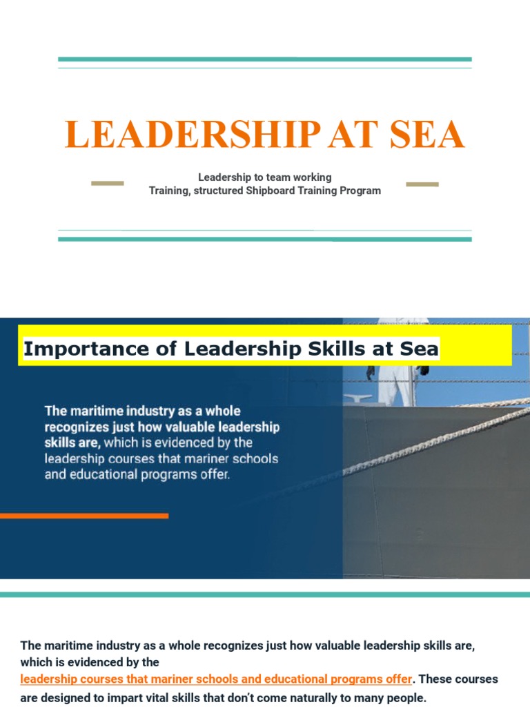 Leadership at Sea | PDF | Leadership | Cognitive Science
