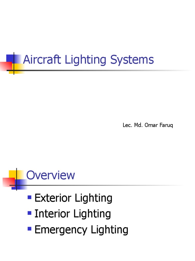 Aircraft Lighting Systems | PDF | Lighting | Aerospace