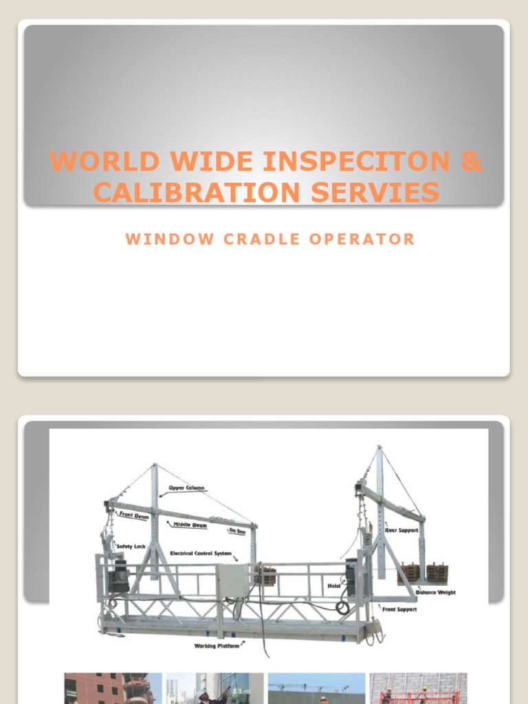 Window Cradle Machine | PDF
