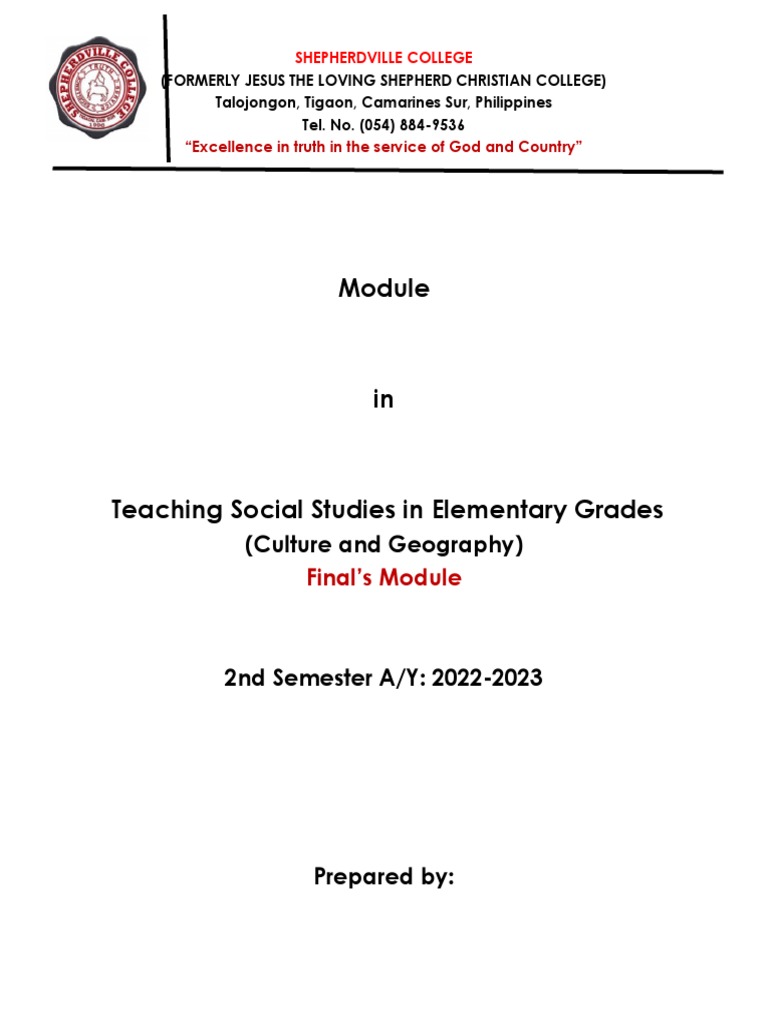 Competency #11 Ay 2022-2023 Social Studies | PDF