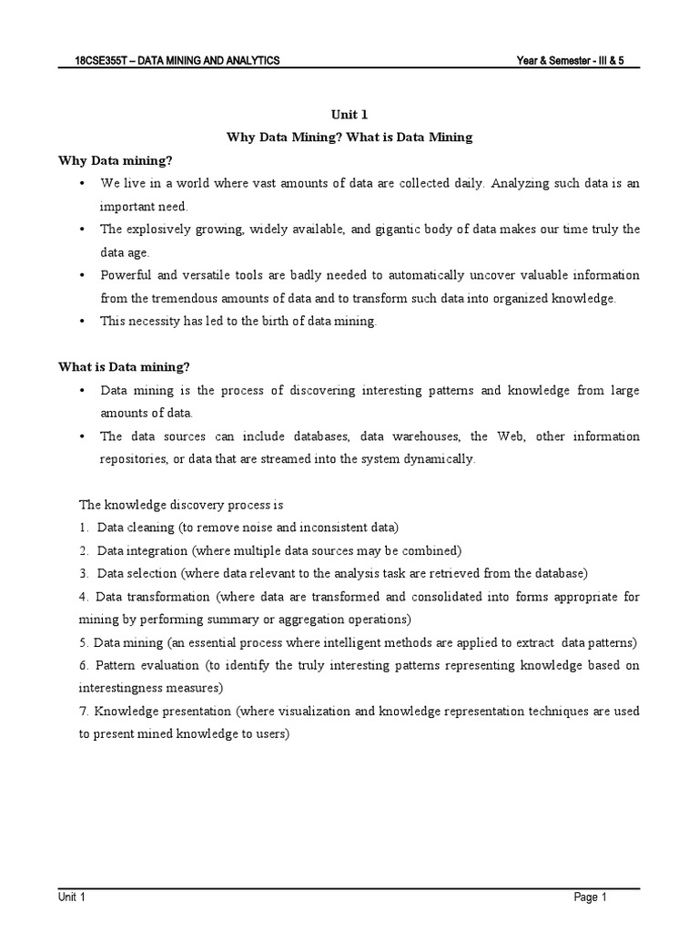 Data Mining | PDF Data Mining | PDF