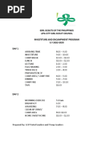 Team Building 2019 Program Flow | PDF