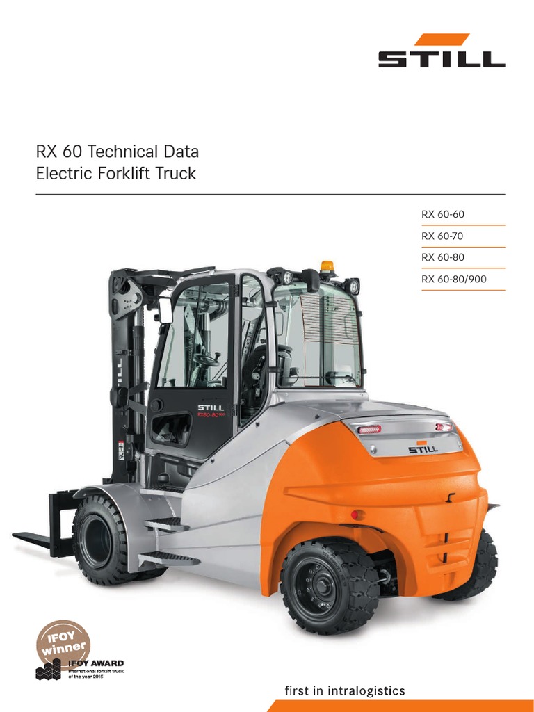 RX 60 60 80 en TD | PDF | Forklift | Truck