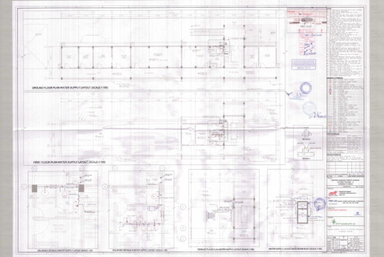 Water Supply Layout - 12-CS-DRG-9159 - (Sh.2of7 - Saphale | PDF