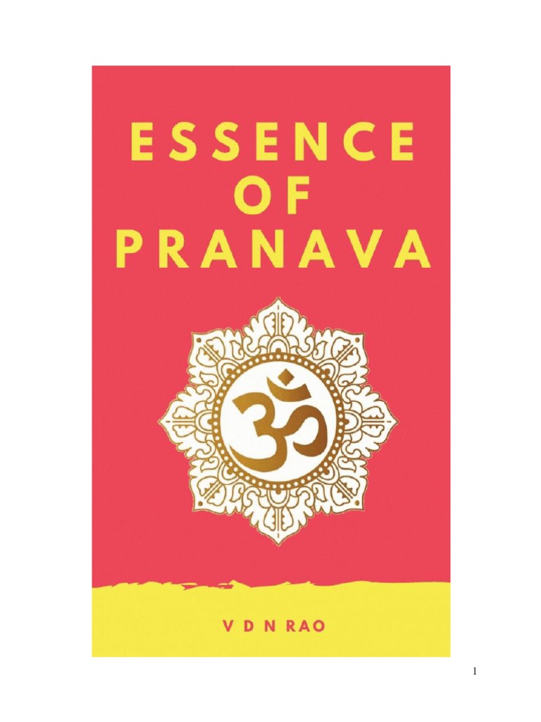 Essence of Pranava | PDF | Puranas | Prana