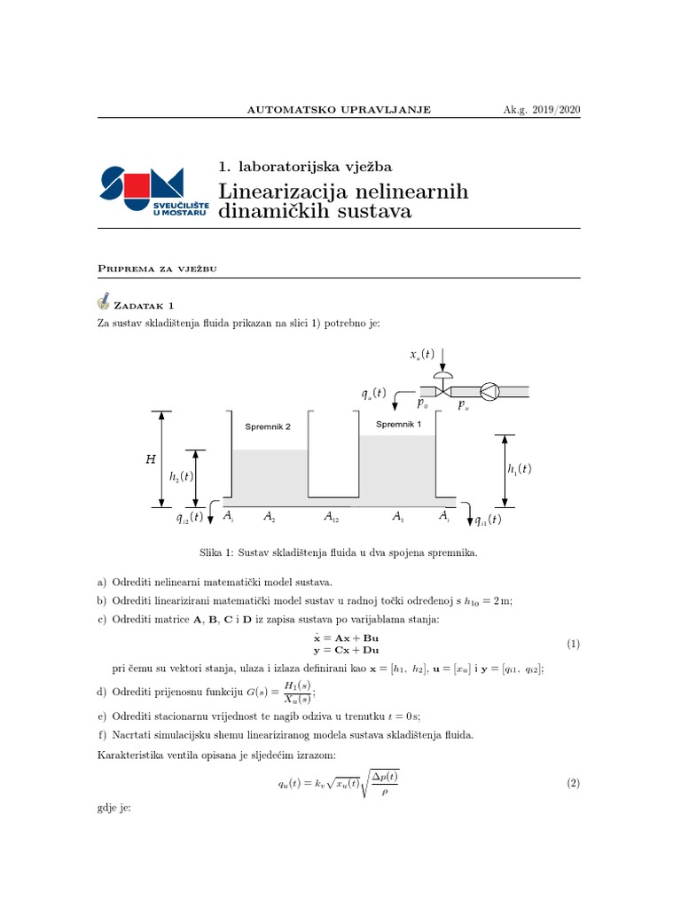 Automatic Control Exercise | PDF