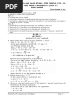 Class X CBSE Answer Sheet | PDF