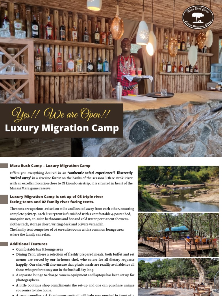 Luxury Migration Camp | PDF
