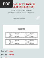 Turkish A1 Complete Exam | PDF
