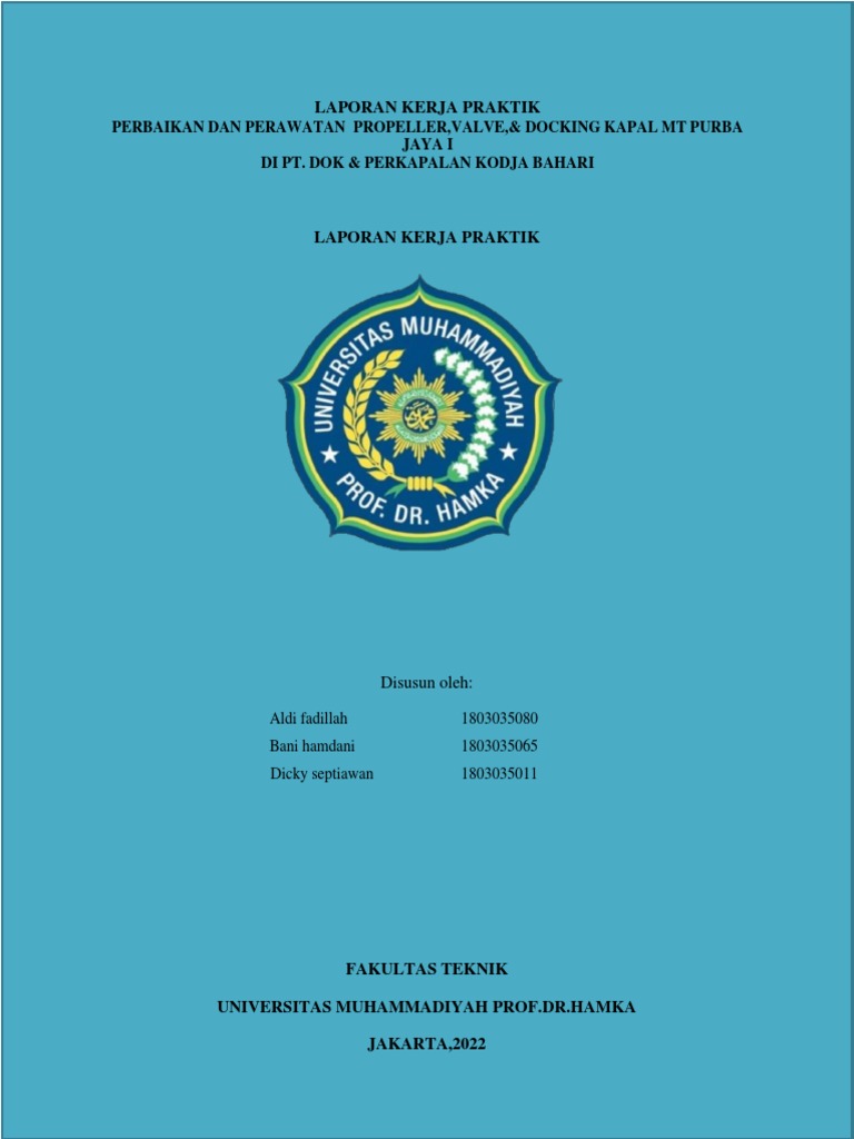 KP - PT - Dok Dan Perkapalan Kodja Bahari Revisi | PDF