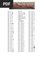 Tabela de Alt Codes Codigos de Todos Caracteres Especiais | PDF ...