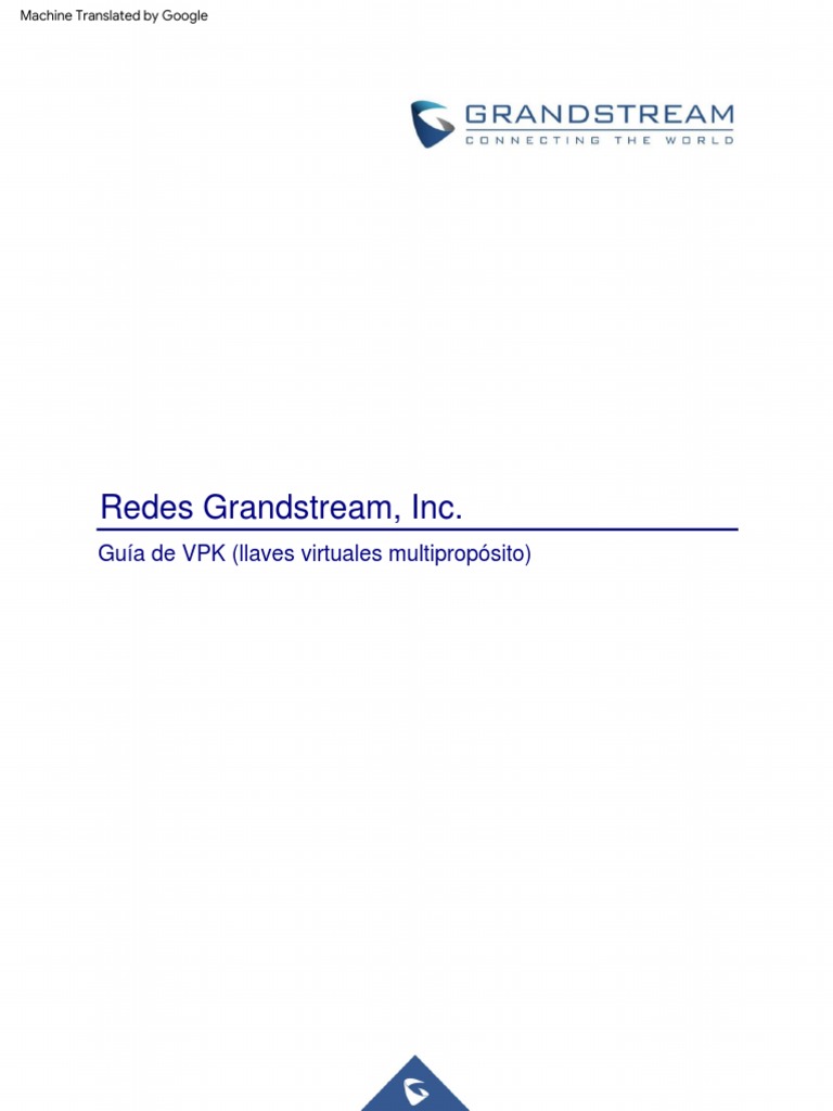 VPK Guide | PDF | protocolo de Iniciacion de Sesion | Dirección IP