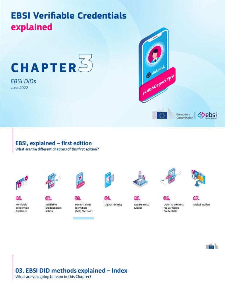 Chapter 3 - Ebsi Dids | PDF | Credential | Public Key Cryptography Chapter 3 - Ebsi Dids | PDF | Credential | Public Key Cryptography