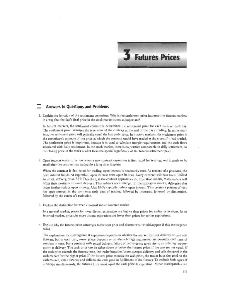 Futures Price | PDF