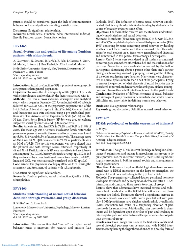 BDSM Pathological or Healthy Expression of Intimacy | PDF | Self Harm ...