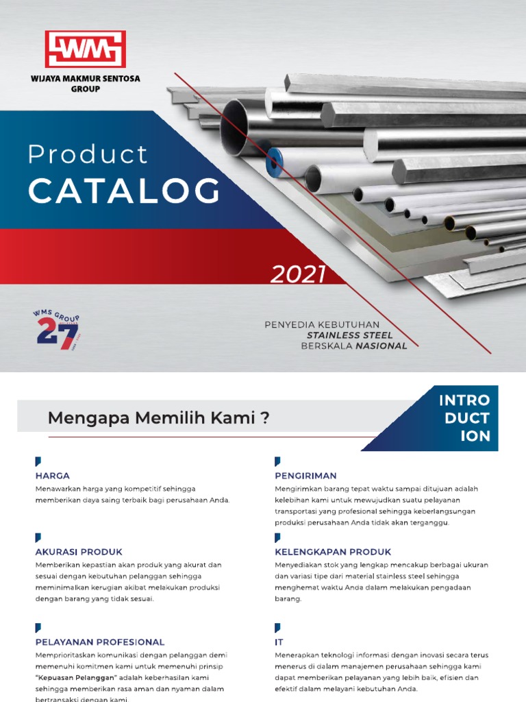 Catalog WMS Plat Stainless Steel | PDF