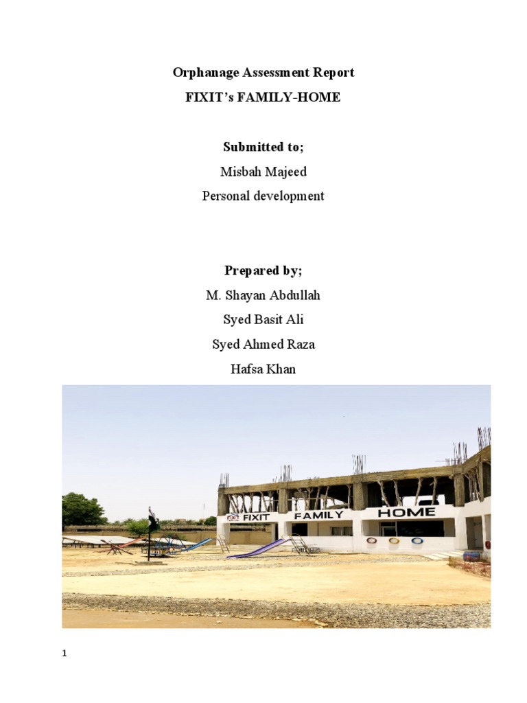 Fixit Family Home Research Report. | PDF | Fundraising