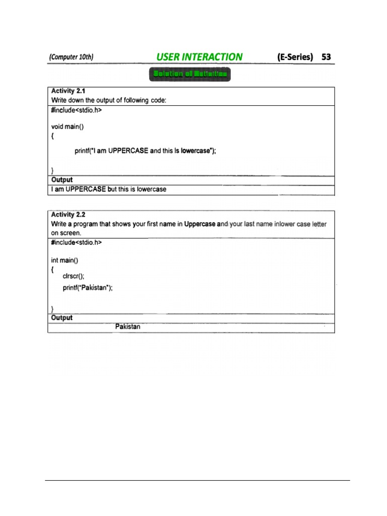 10th Computer Ch 2 Exercise Half 2nd Pdf Computing Computer Engineering 