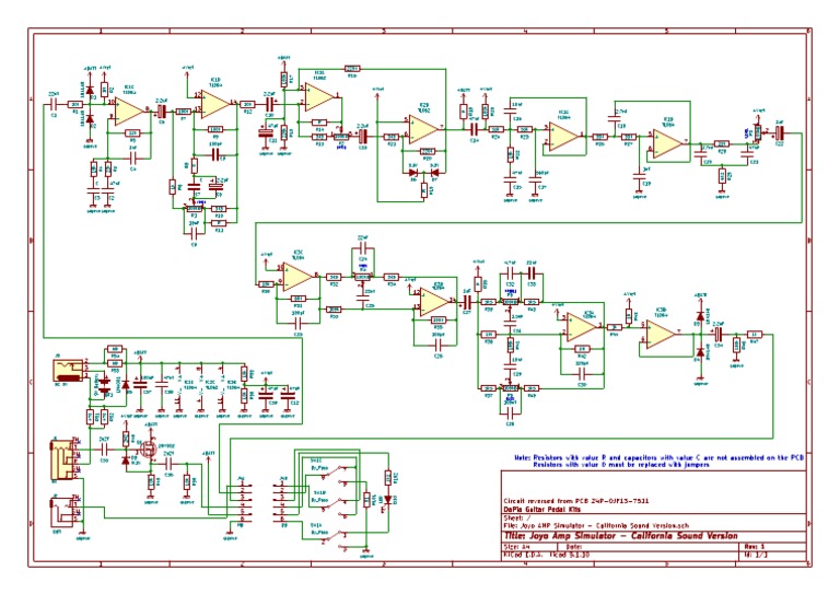 California Sound Schematic R1 | PDF