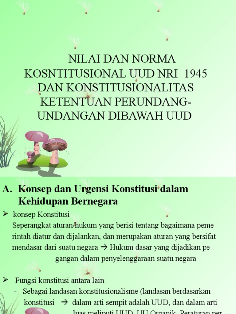 Nilai Dan Norma Konstitusi...... | PDF