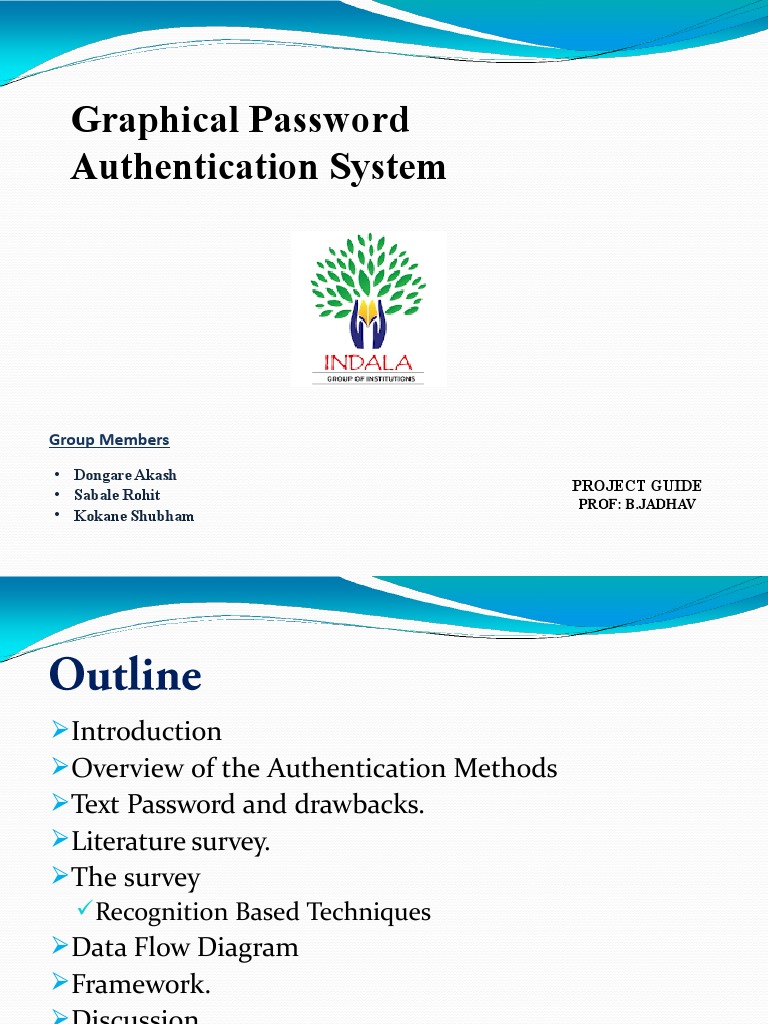 Graphical Authentication System Autosaved Pdf Password