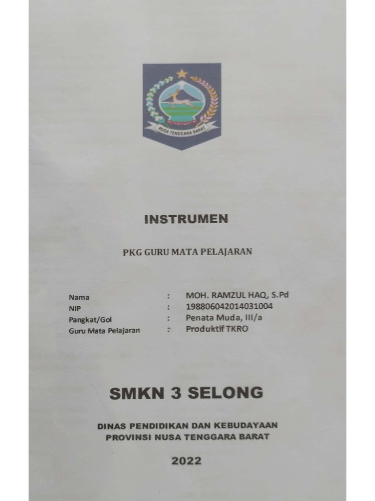 PKG Guru Mapel | PDF