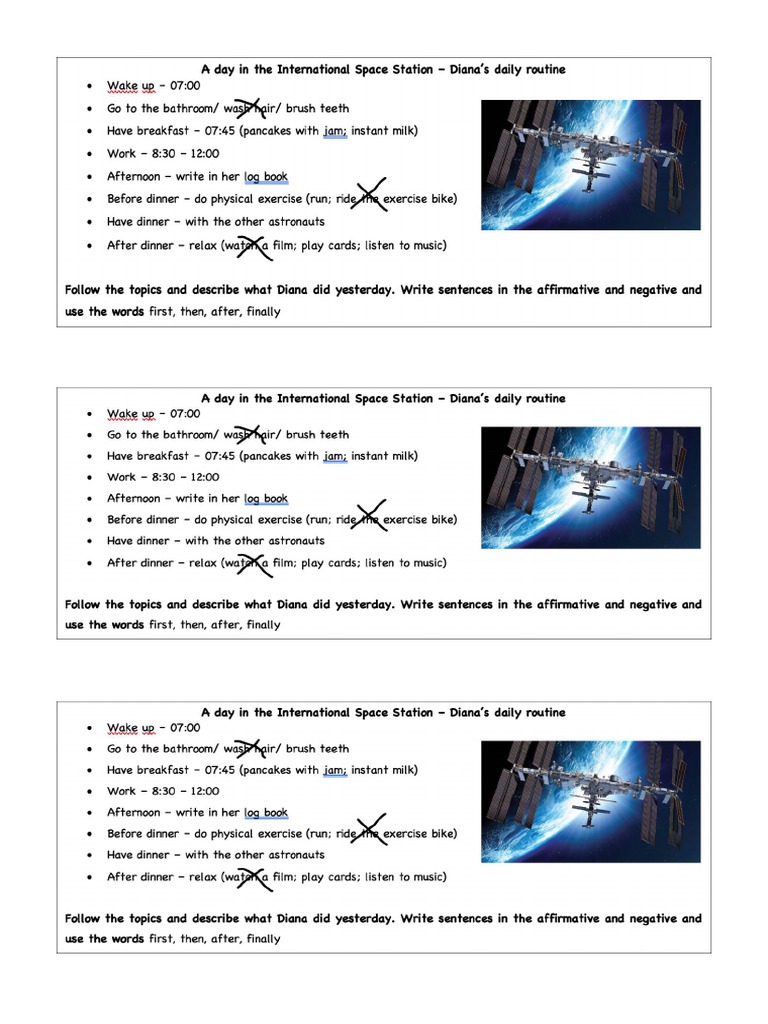 Life in The Space Station | PDF