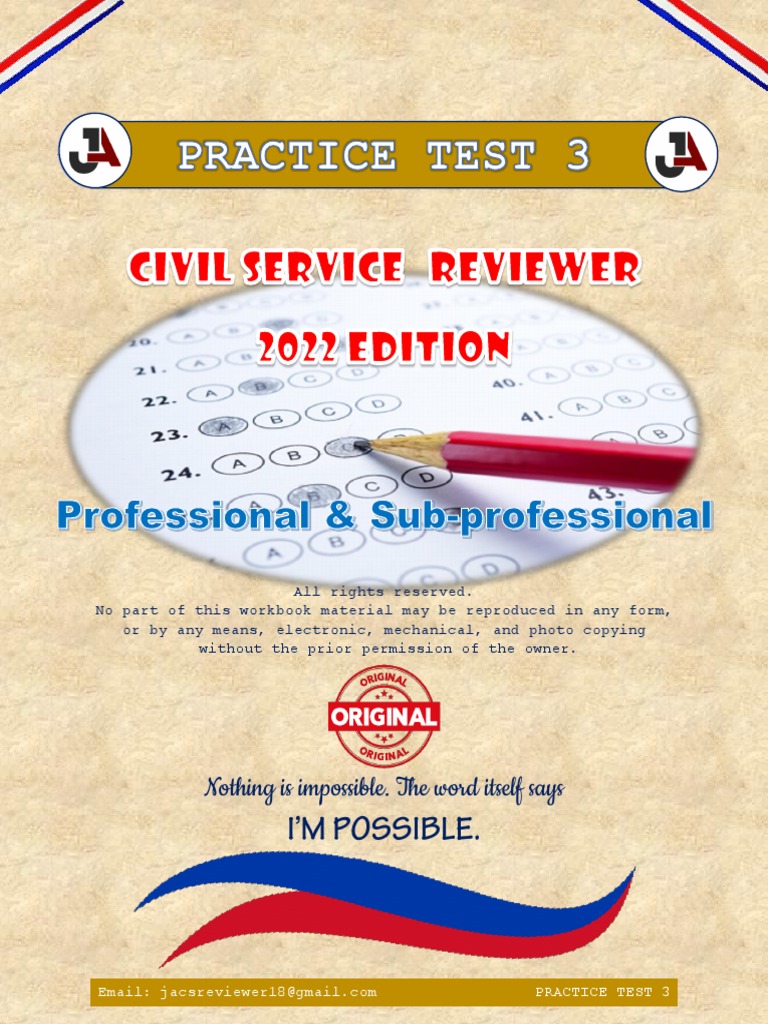 Practice Test 3 | Download Free PDF | Area | Interest