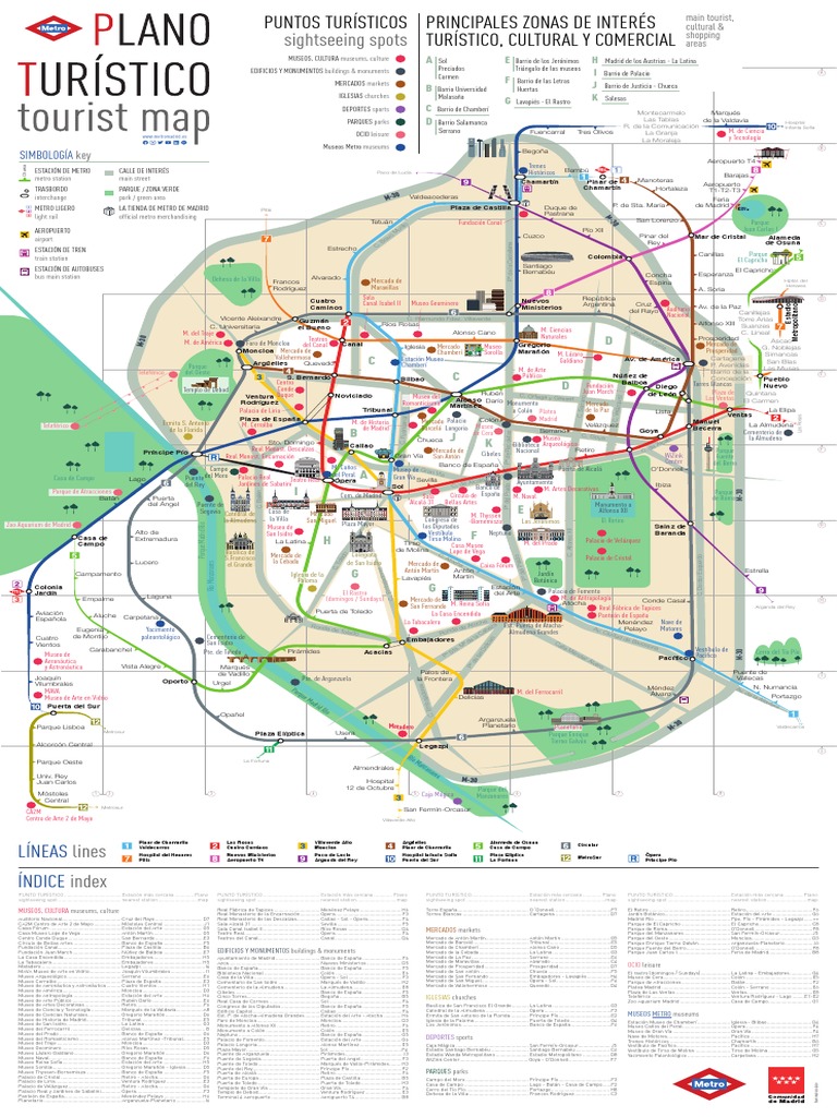 Mapa Metro Madrid | PDF | Madrid | España