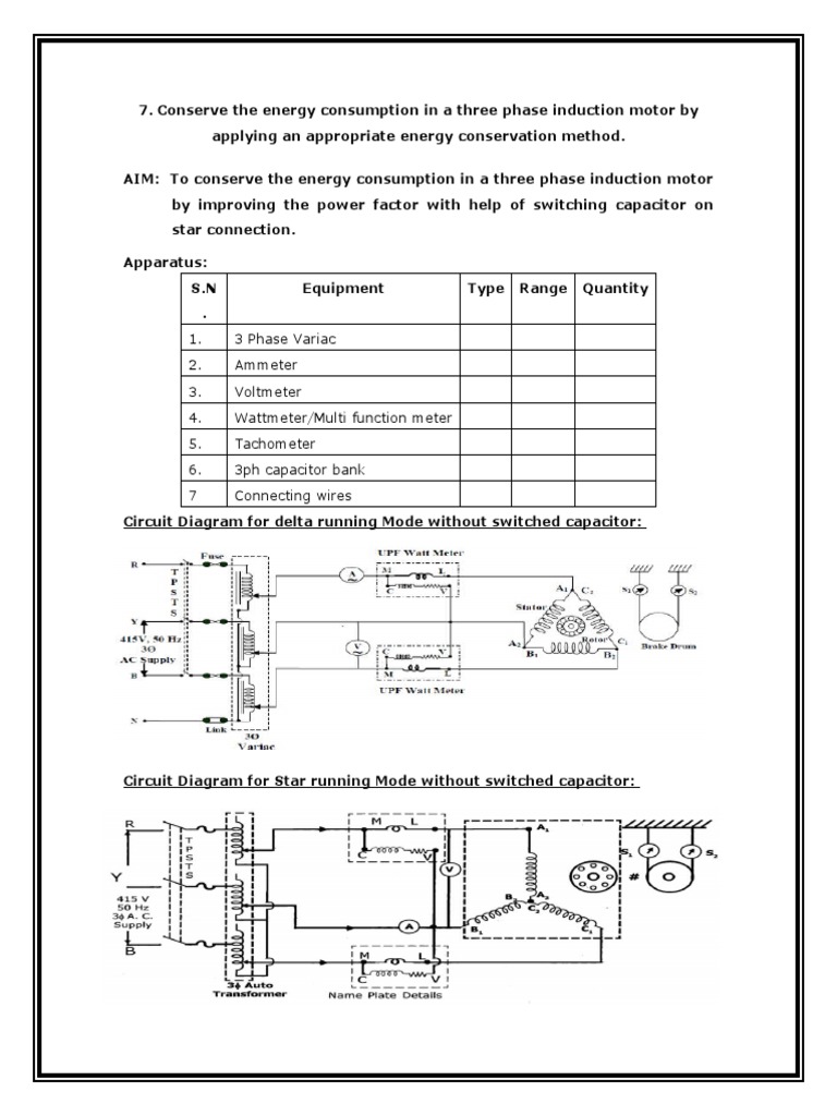Improving the Power Factor and Energy Efficiency of a Three-Phase ...
