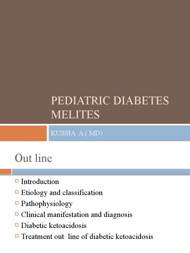 Pediatric DM | PDF | Diabetes | Hyperglycemia