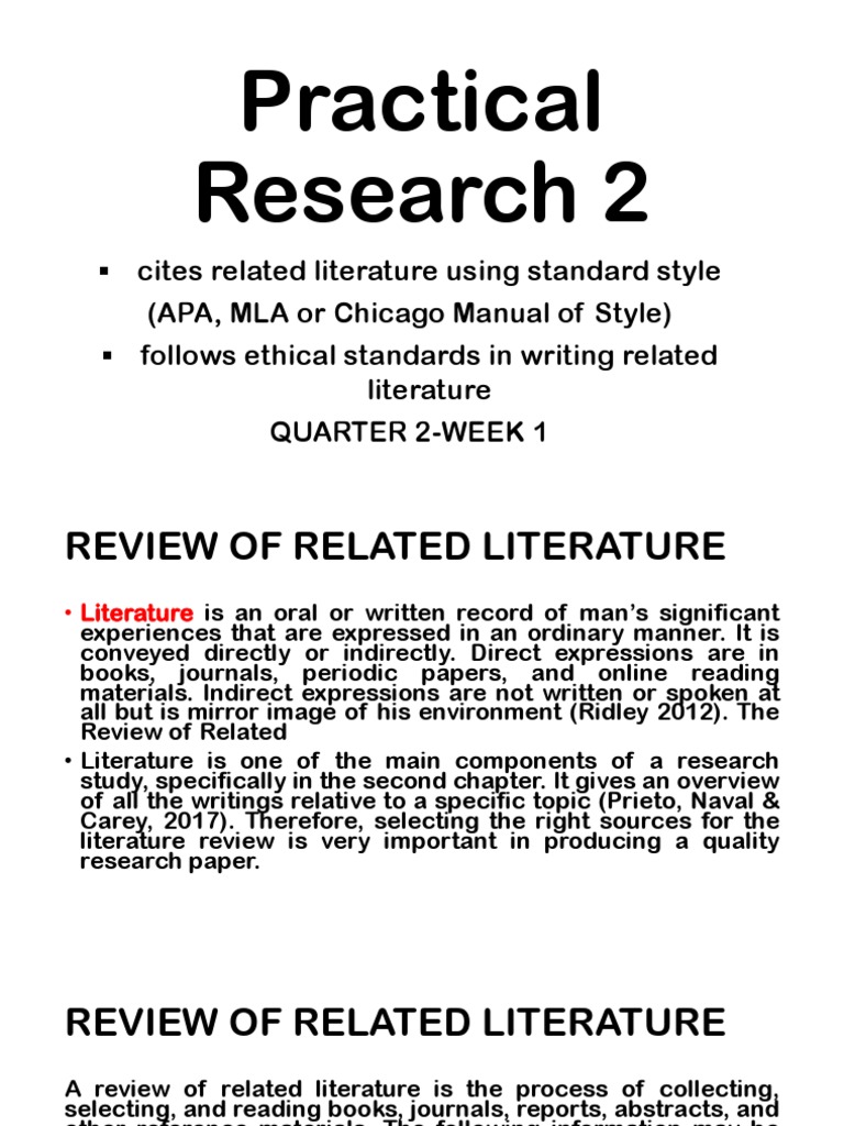 Q2 - Week 1 - Practical Research 2 | PDF | Citation | Plagiarism