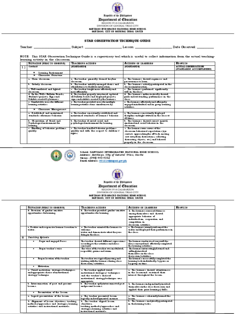 Star Observation Technique Guide | PDF