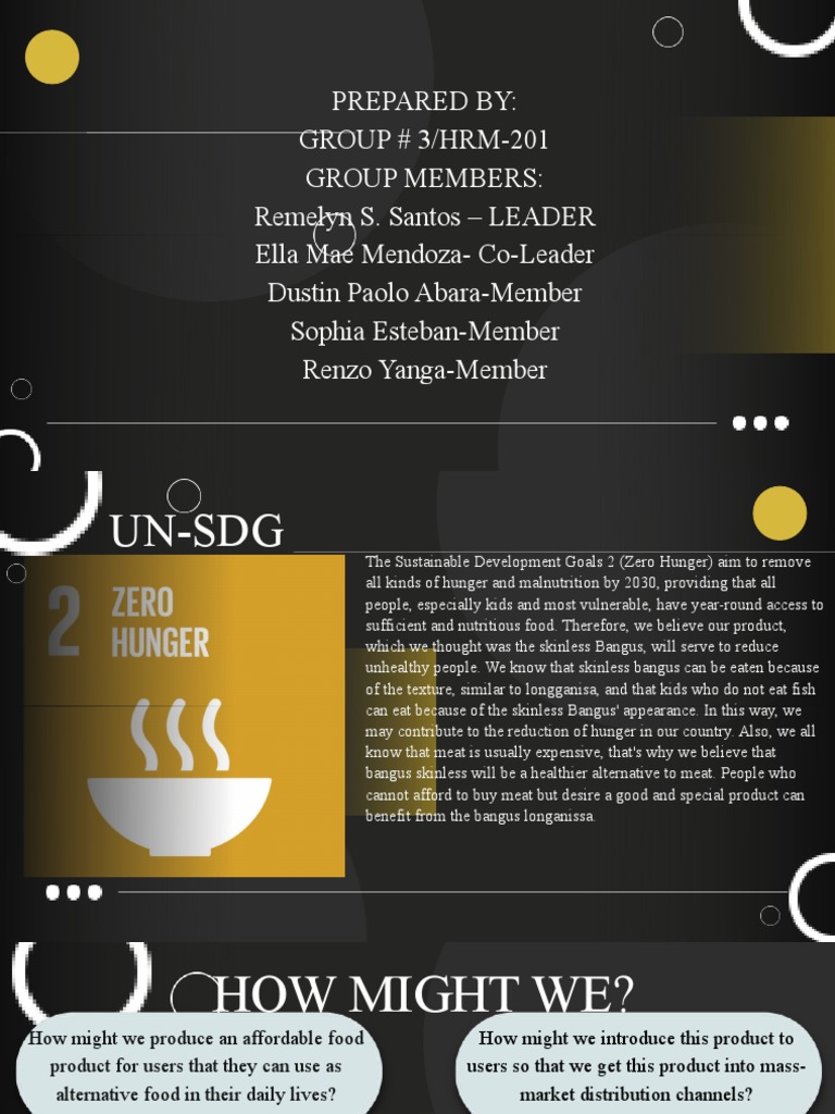 Entrep Group 3 | PDF | Foods | French Fries