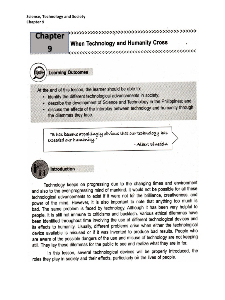 STS Chapter 9 When Technology and Humanity Cross | PDF