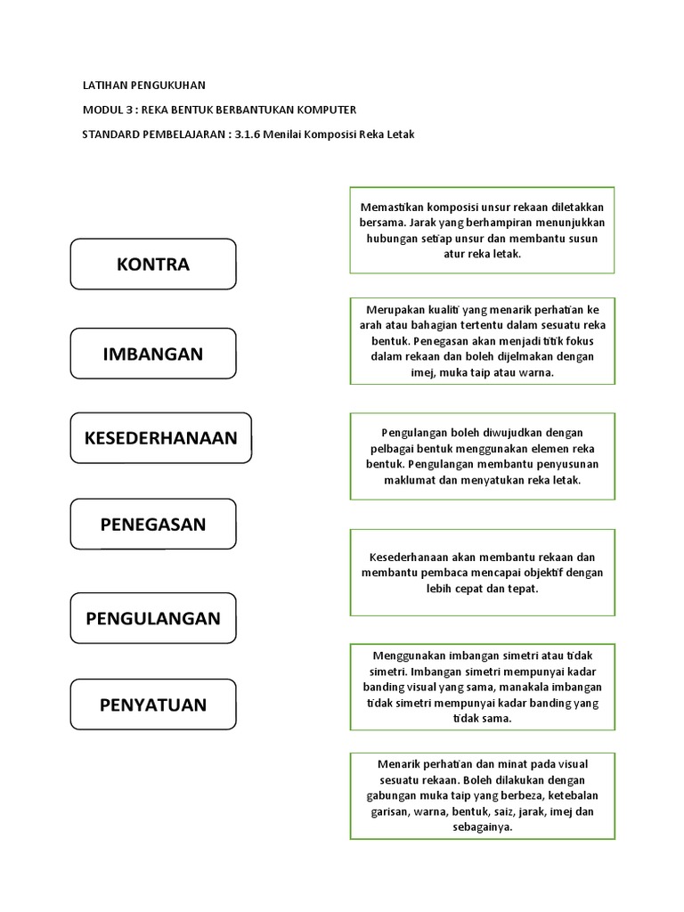 Modul 3 Komposisi Reka Letak Grafik | PDF